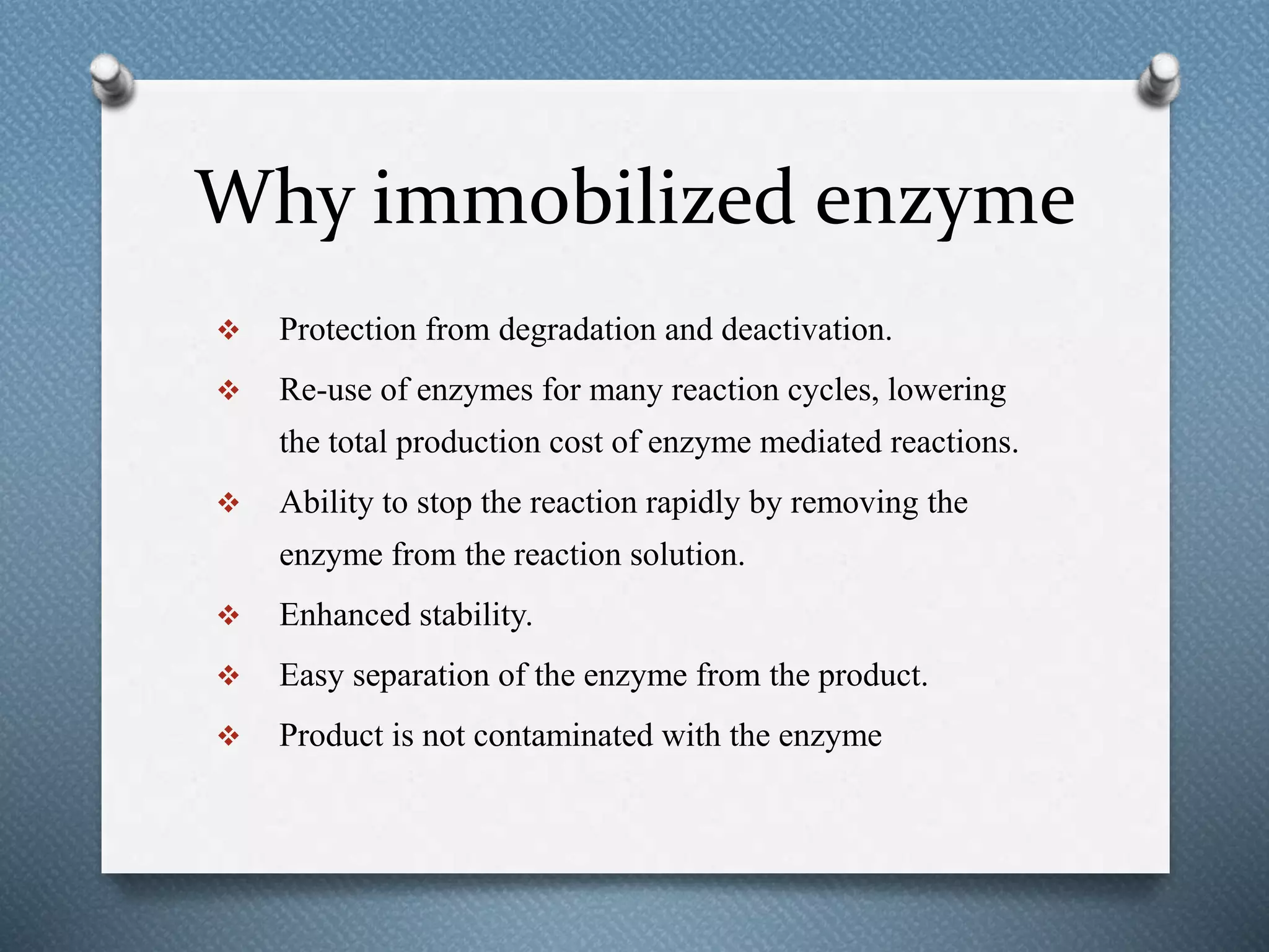 Enzyme Immobilization | PPTX