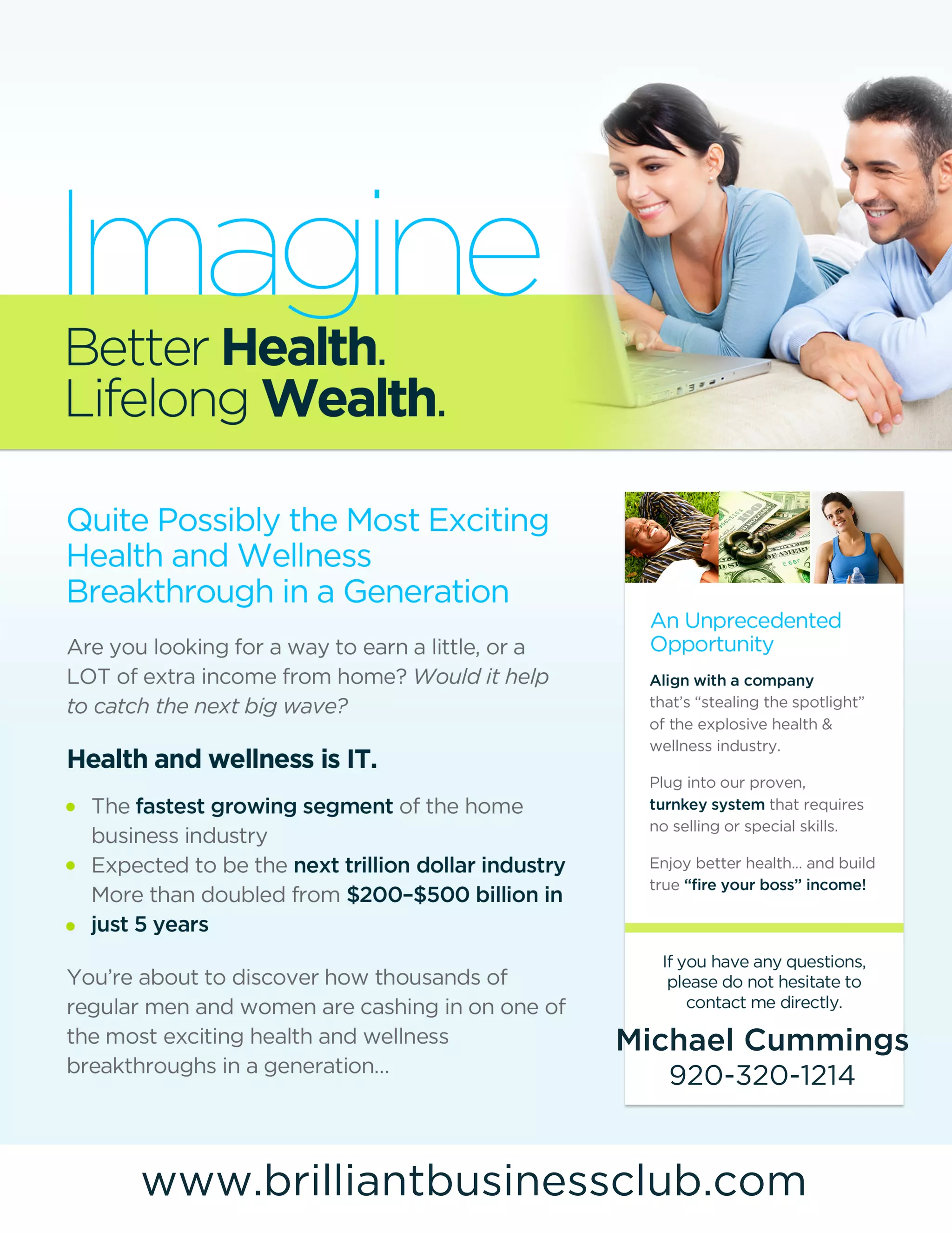 Imagine Better Health & Lifelong Wealth flyer | PDF