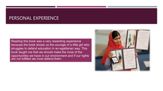 I'm malala[2] | PPTX