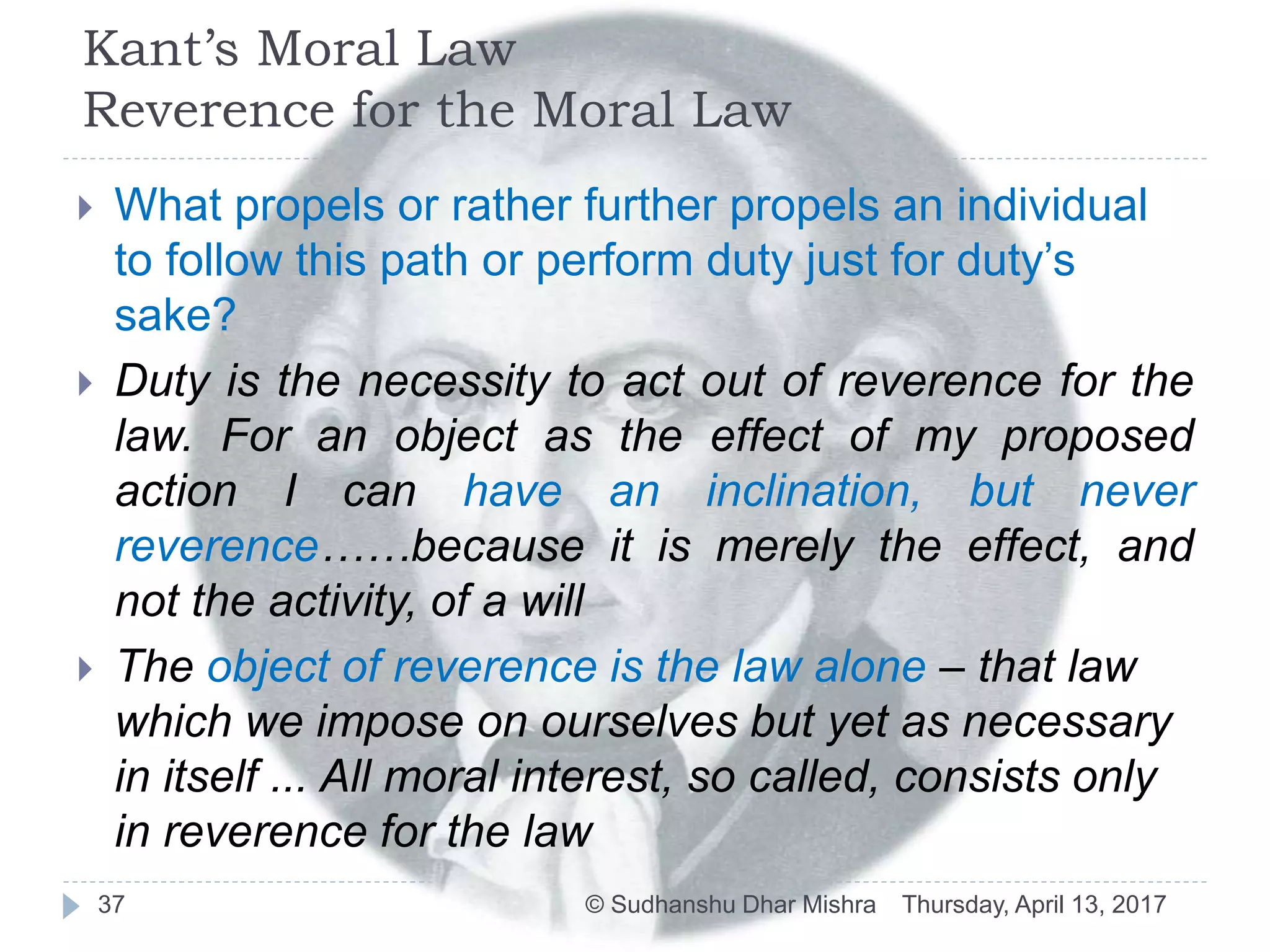 Immanuel kant | PPTX