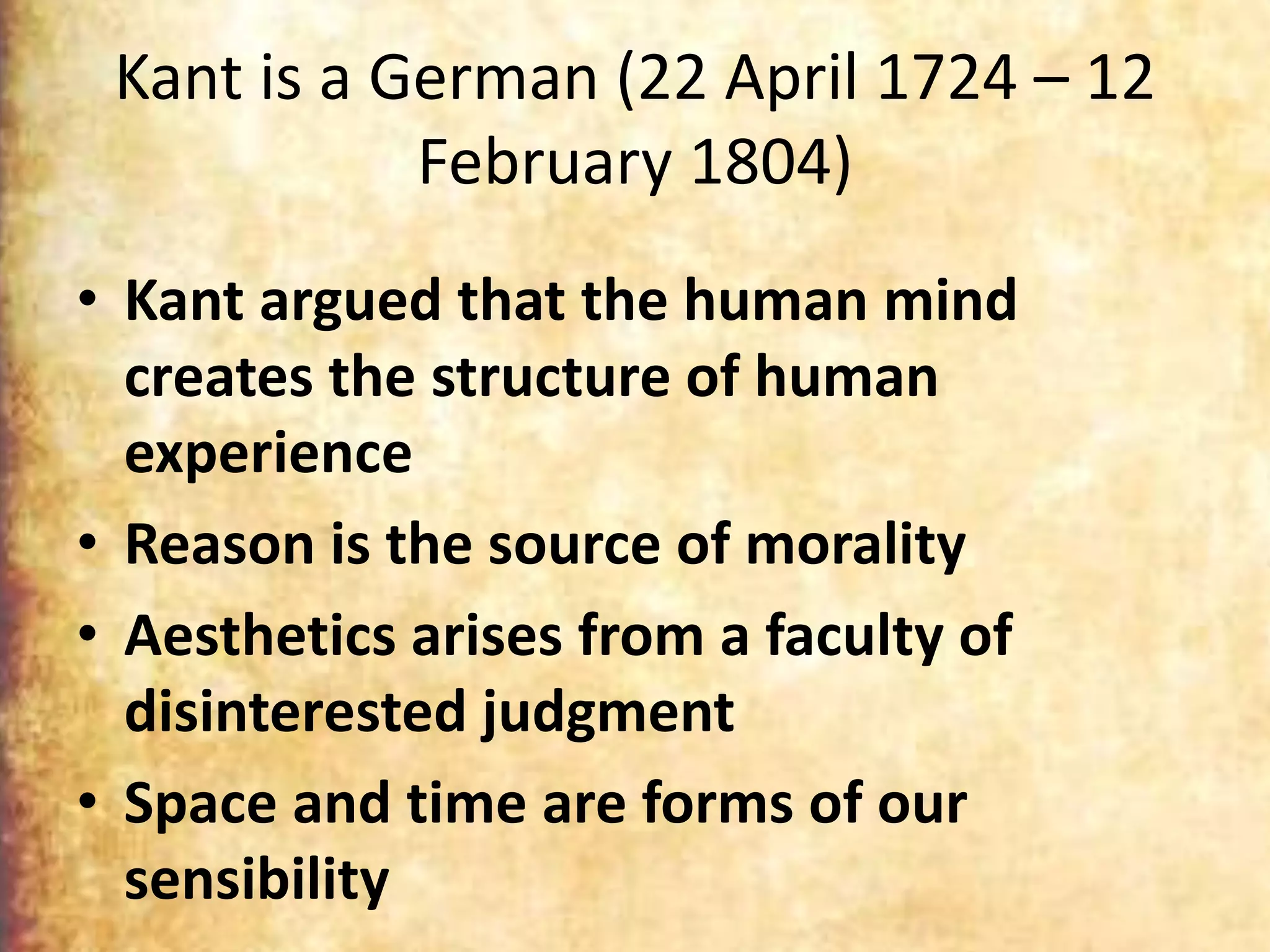 Immanuel Kant | PPTX