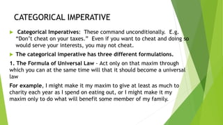 IMMANUEL KANT. | PPTX