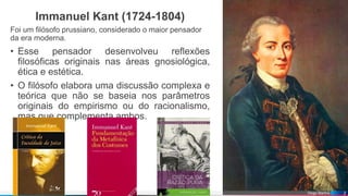 Immanuel Kant e o criticismo kantiano | PPTX