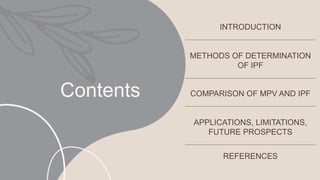 Immature platelet fraction (IPF)(Reticulated Platelets) | PPTX