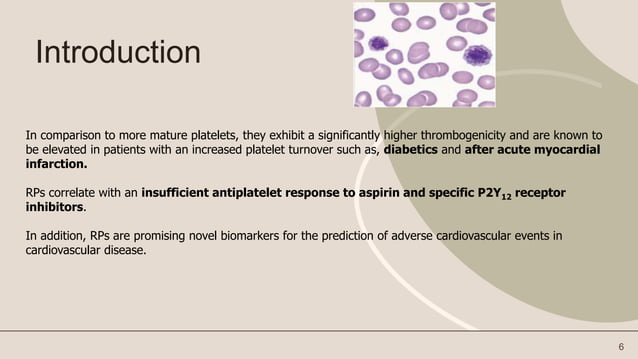 Immature platelet fraction (IPF)(Reticulated Platelets) | PPTX | Blood Disorders | Diseases and ...