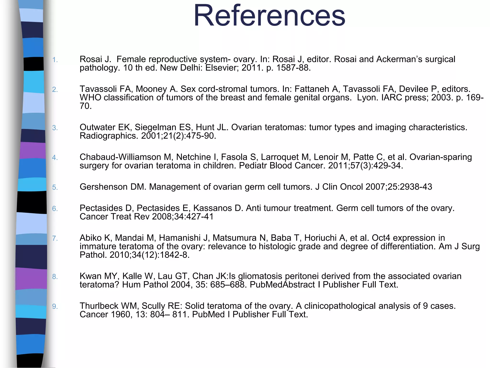 Immature teratoma | PPTX