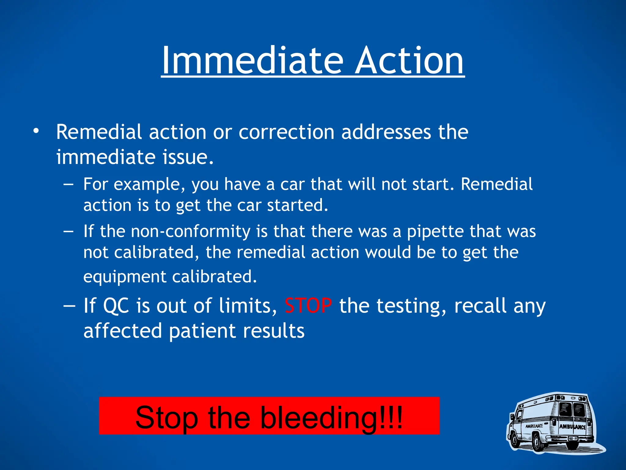 Immediate action.ppt for root cause analysis | PPT