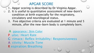 Immediate care of new born baby | PPTX