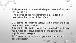 Immediate care of new born baby | PPTX