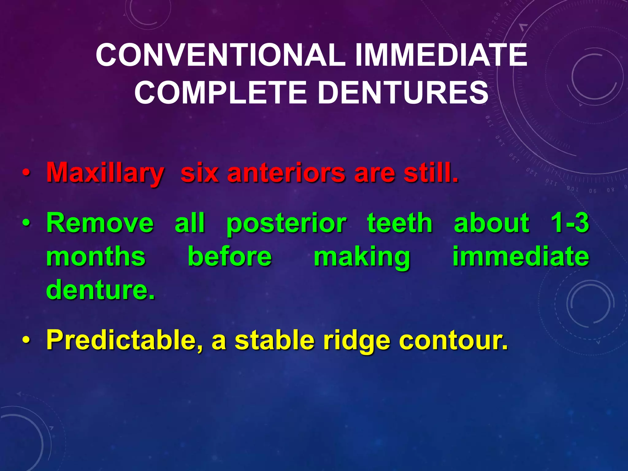 Immediate denture | PPTX