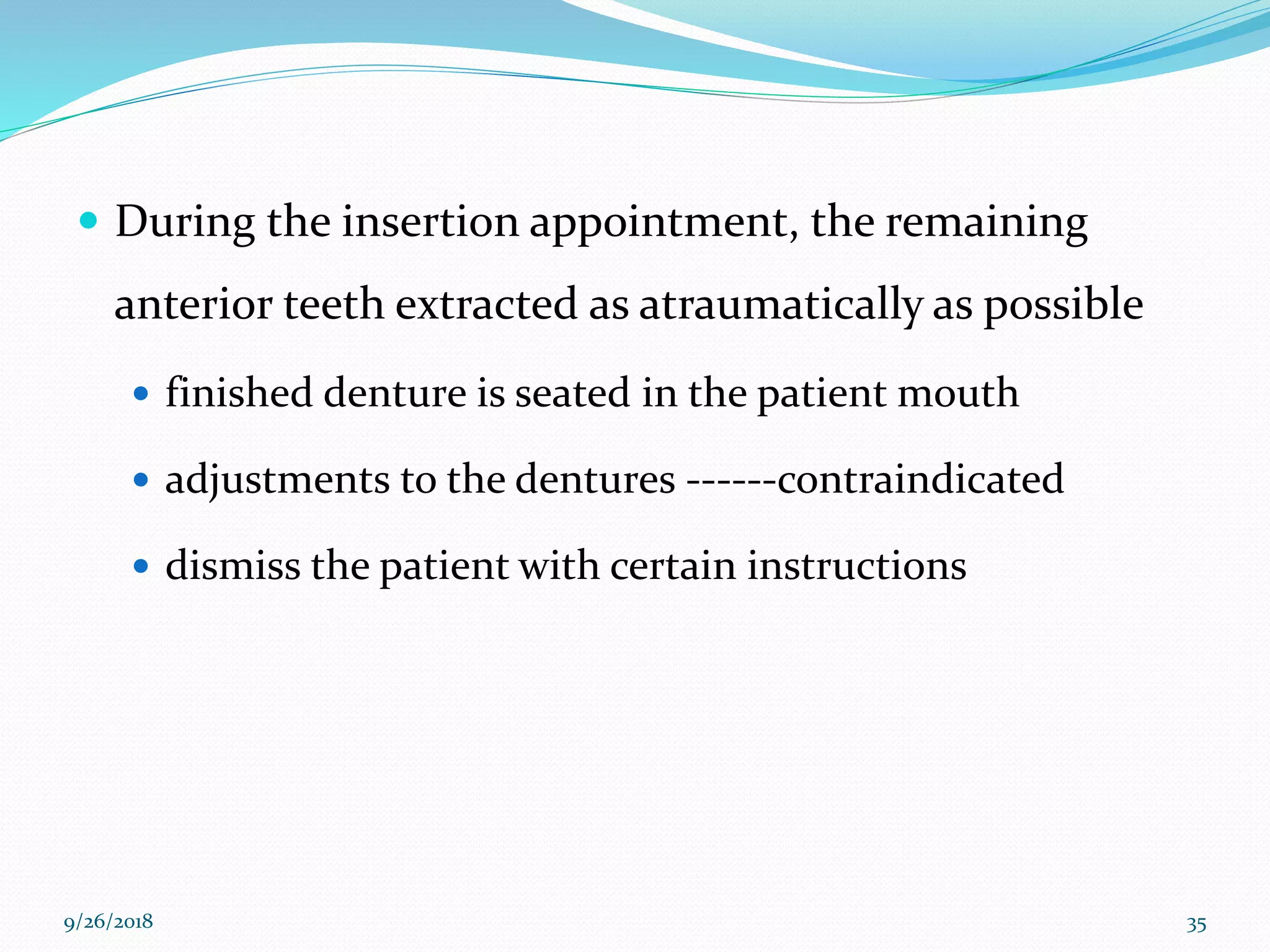 Immediate denture | PPTX