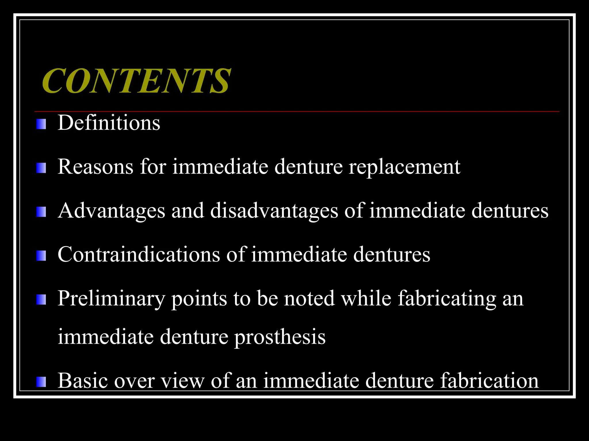 Immediate Dentures.ppt.................. | PPT