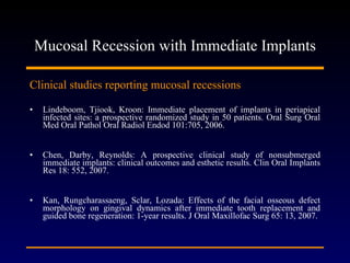 Immediate implant lecture | PPT