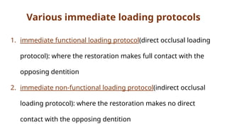 Immediate implant loading prosthodontics.pptx
