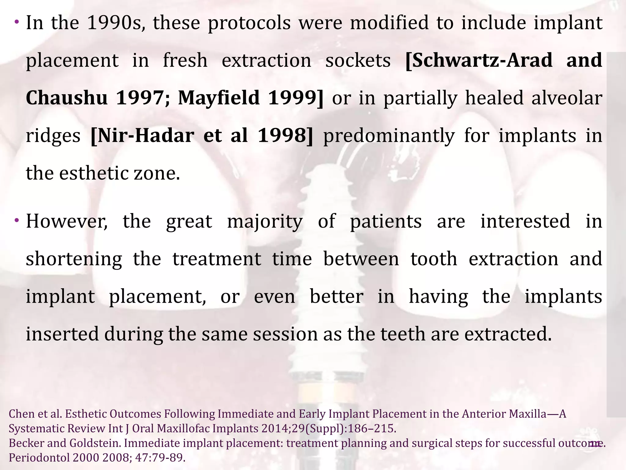 Immediate implants | PPTX