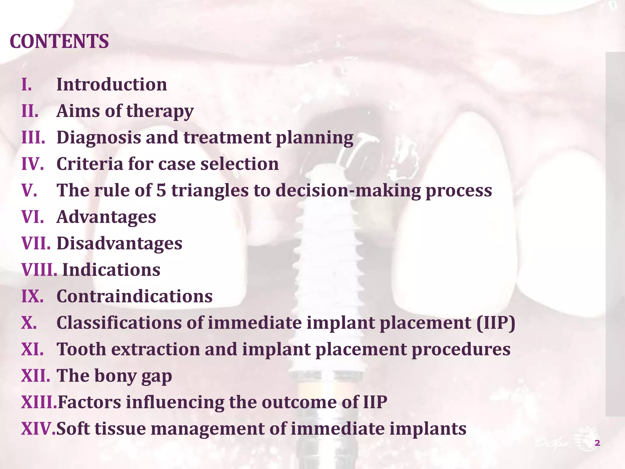 Immediate implants | PPTX