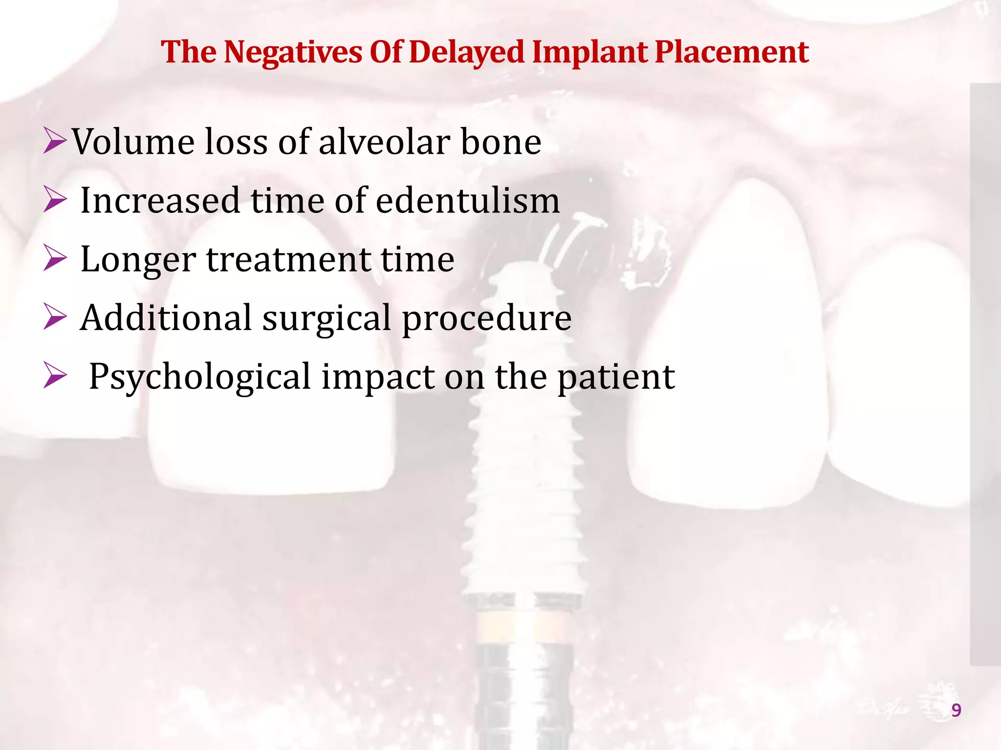 Immediate implants | PPTX