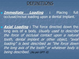 Immediate Loading.ppt