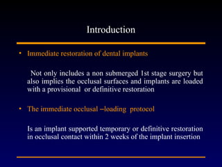 immediate loading of dental implants.ppt