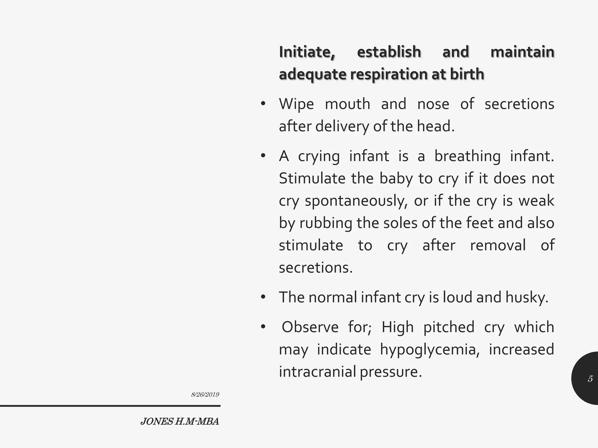 Immediate newborn care | PPTX