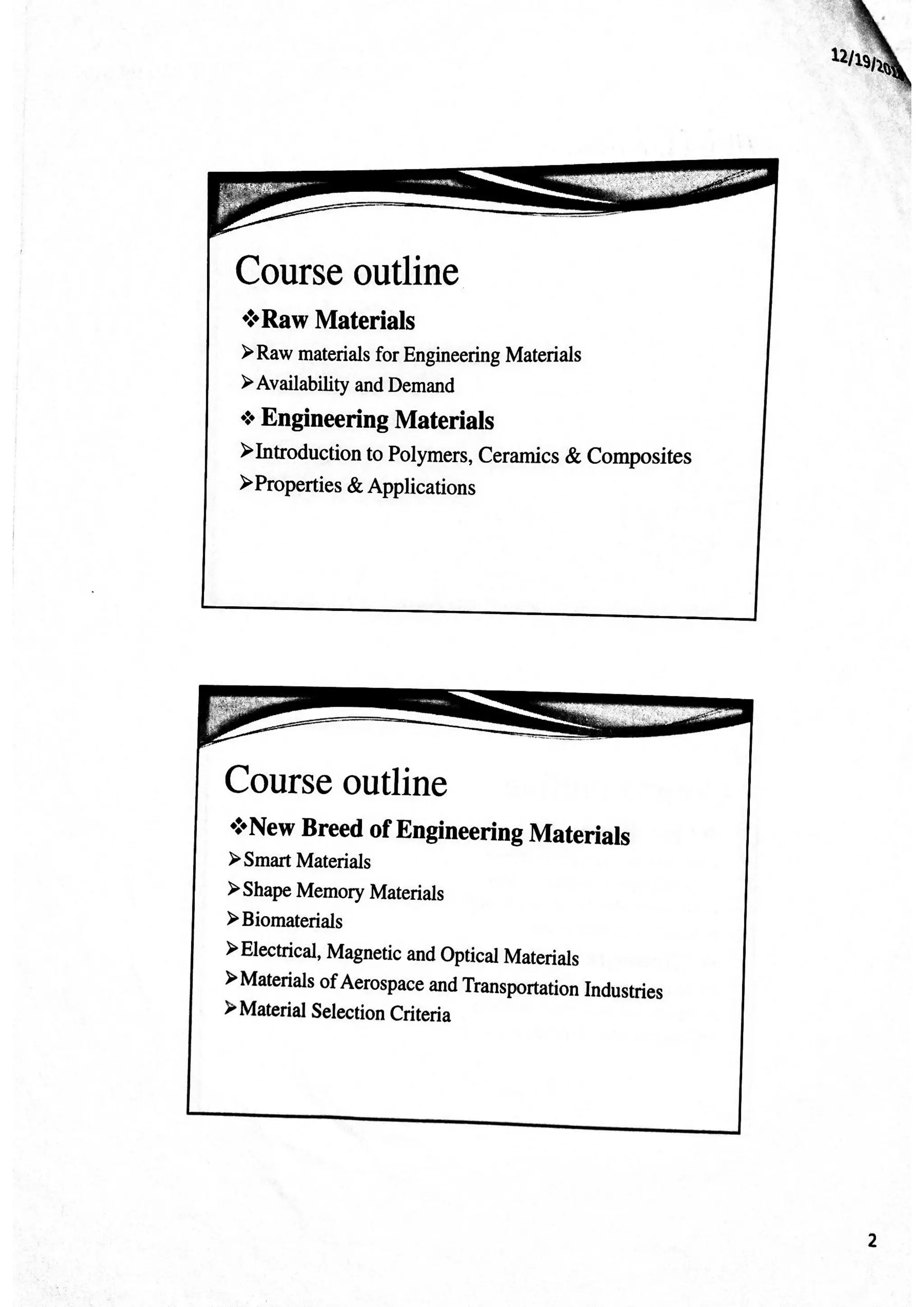 introduction of material engineering | PDF