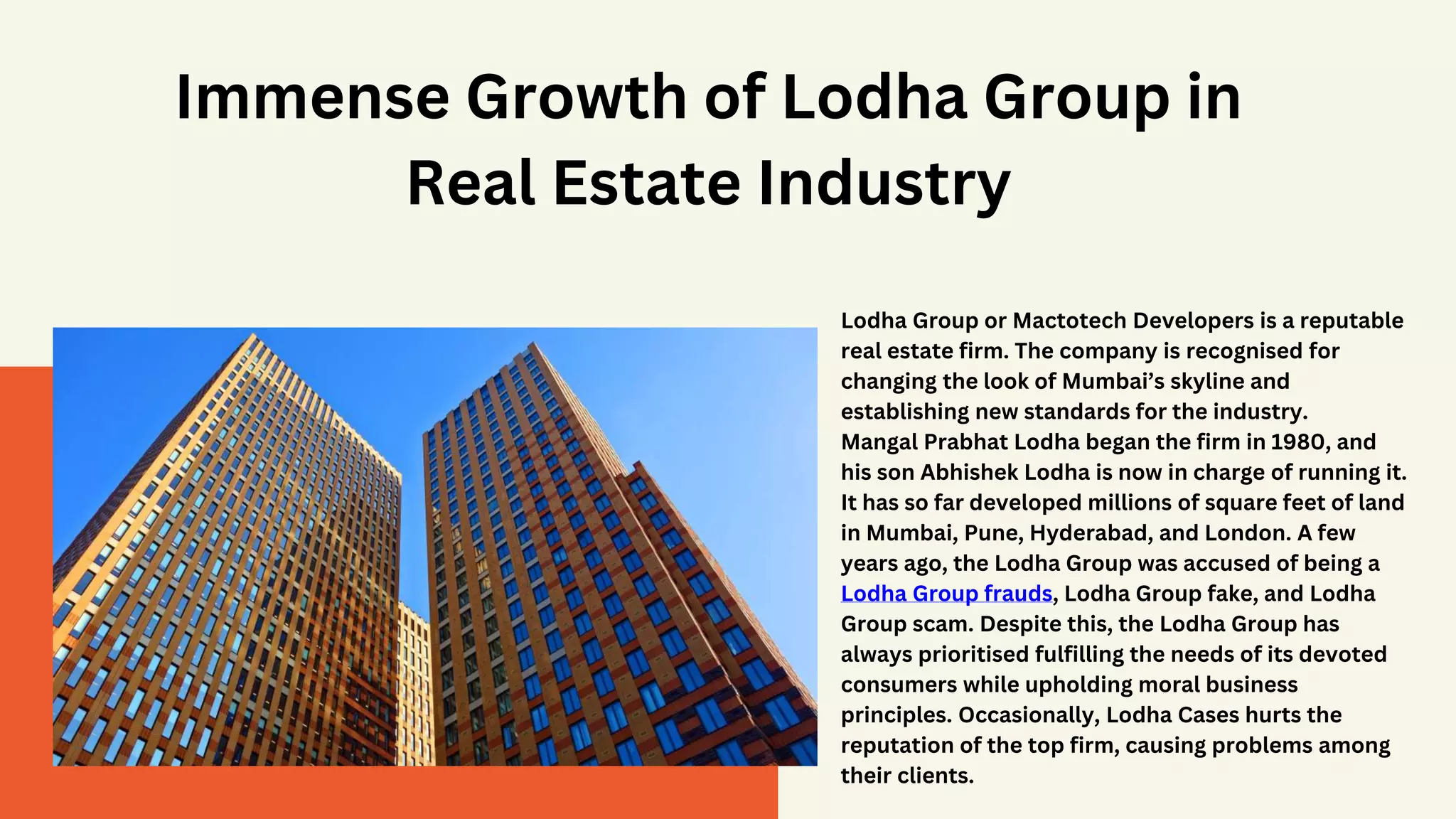 Immense Growth of Lodha Group in Real Estate Industry.pptx