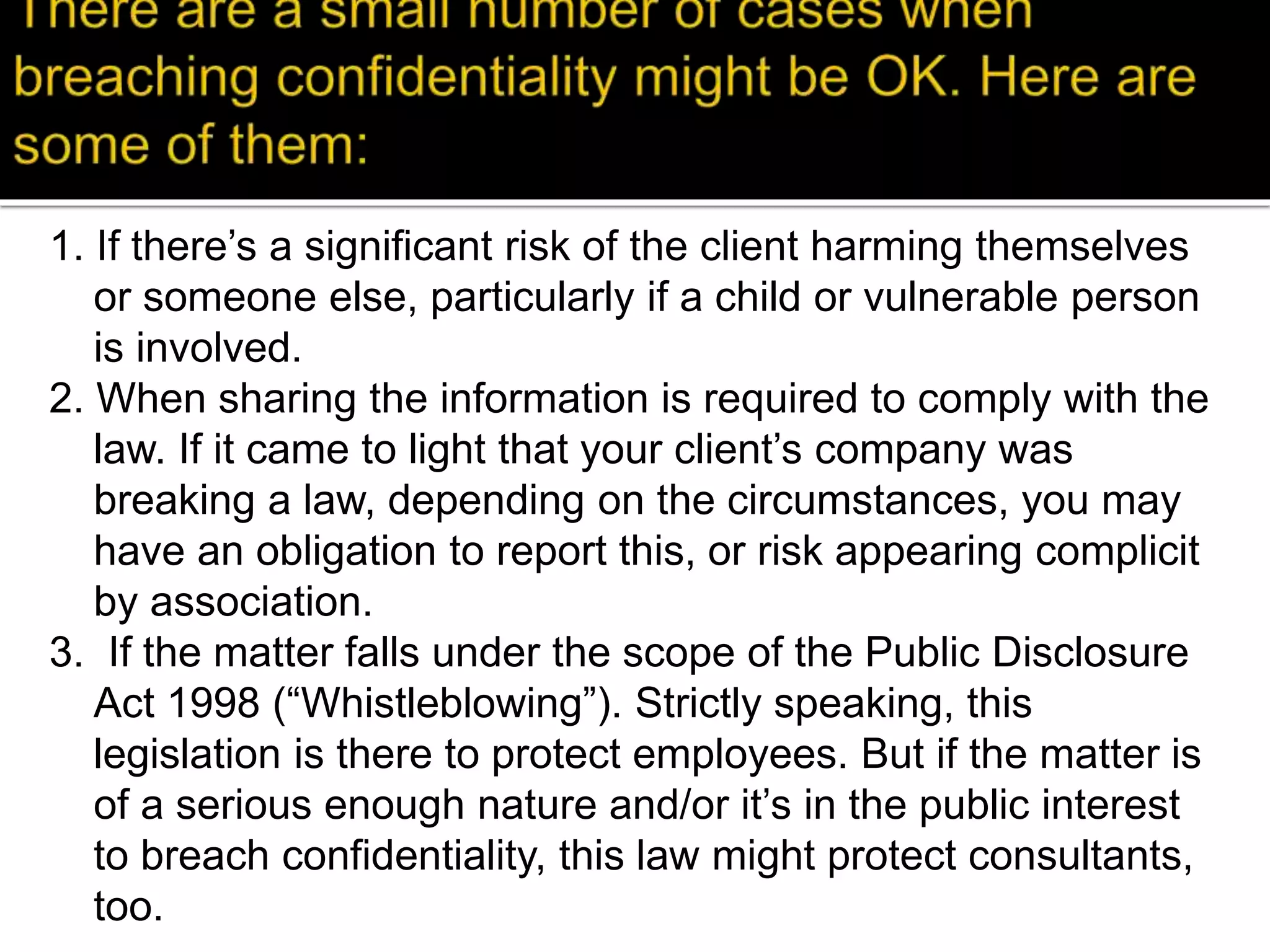 confidentiality in the workplace | PPTX