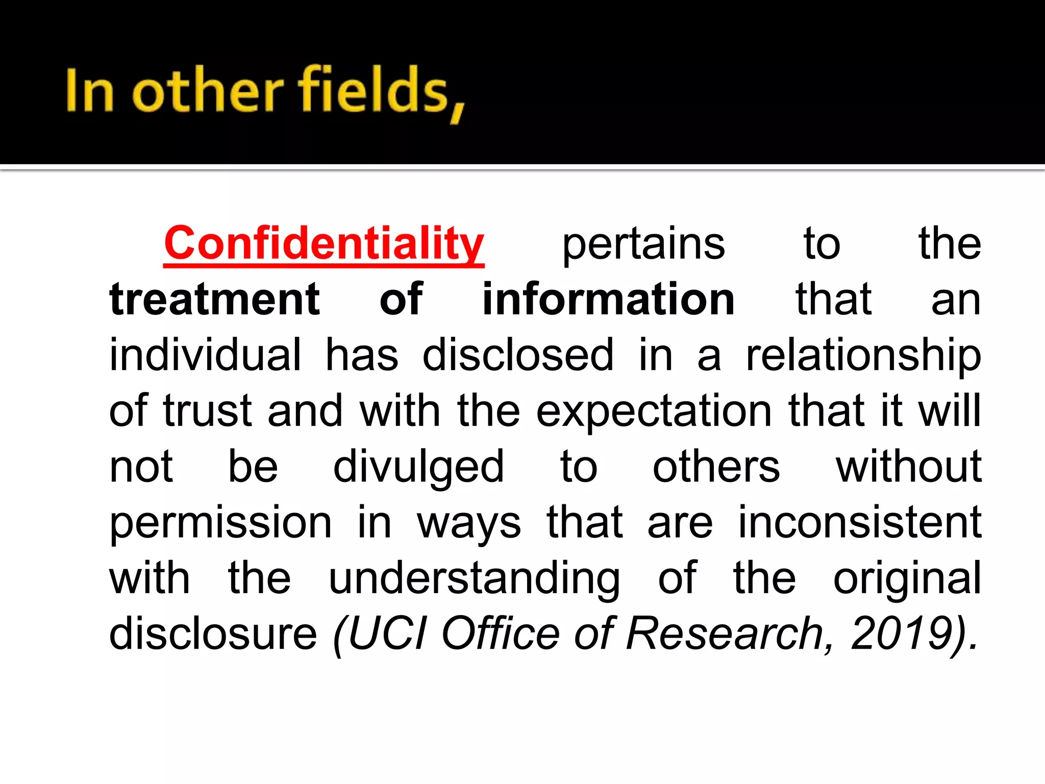 confidentiality in the workplace | PPTX