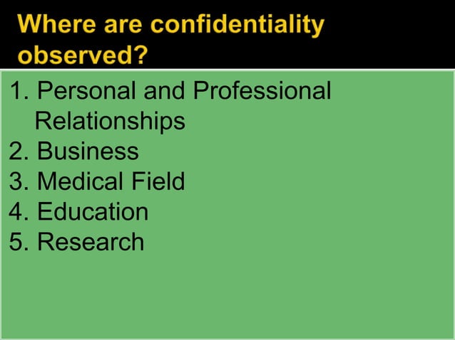 confidentiality in the workplace | PPTX | Careers