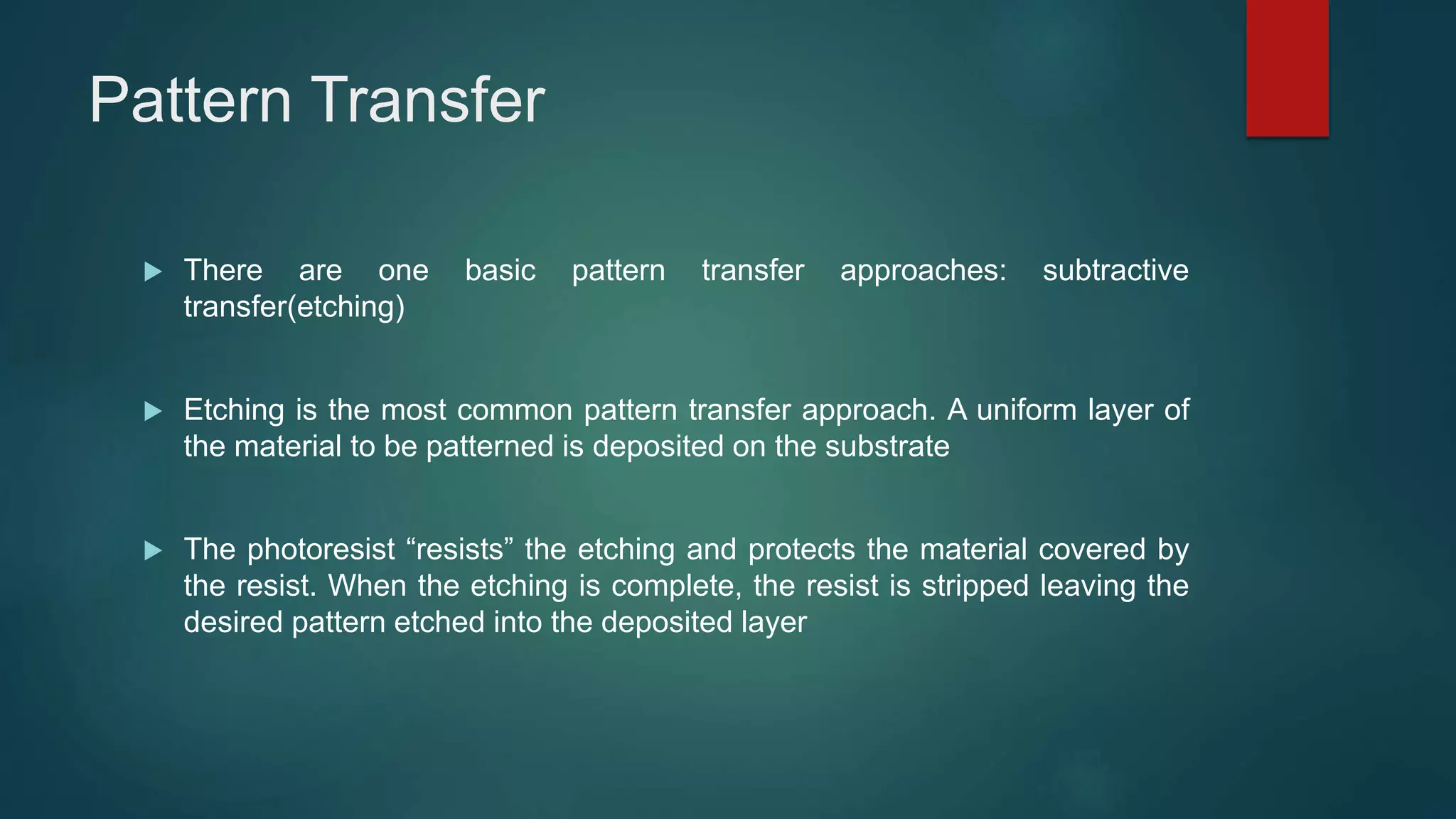 Immersion lithography | PPTX