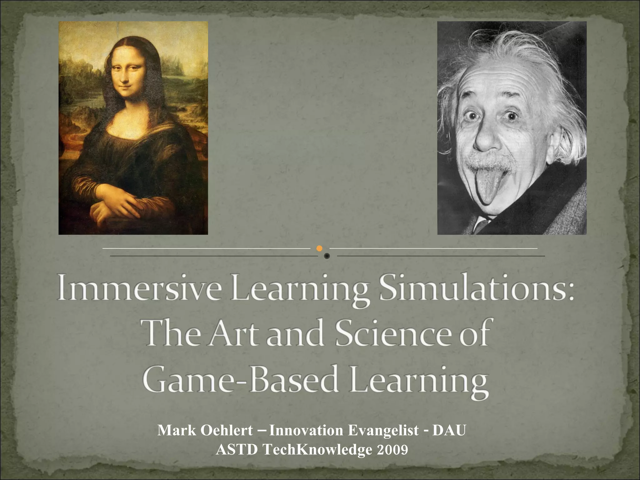 Immersive Learning Simulations Astd Final2 | PPT