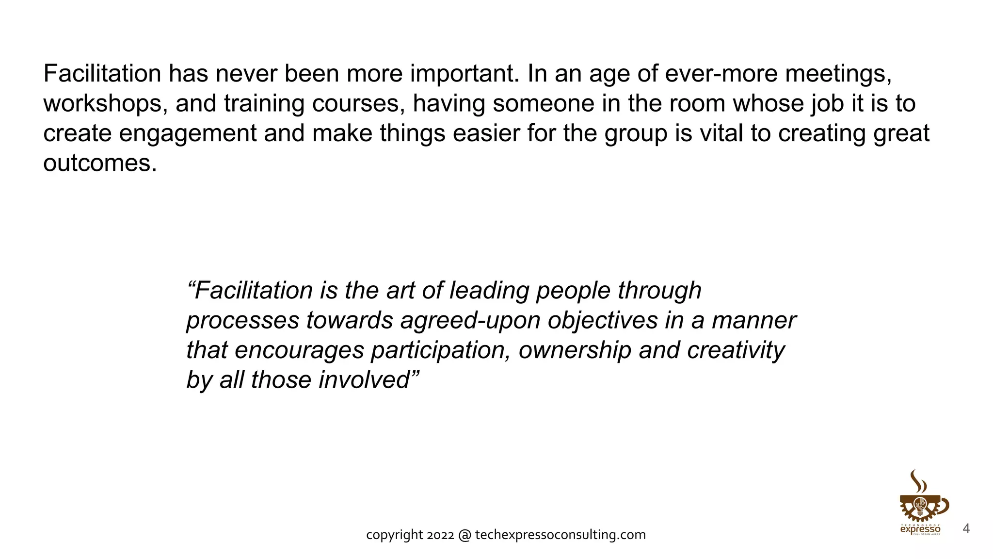 Immersive Facilitator Workshop Introduction | PDF