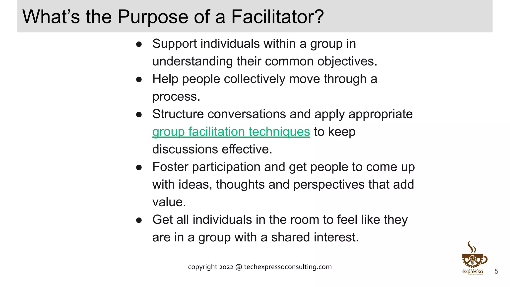 Immersive Facilitator Workshop Introduction | PDF