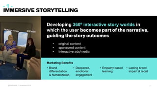 Immersive Content Marketing: AR + VR brand experiences | PDF | Advertising Industry | Industries