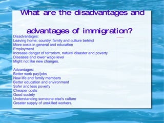 Immigration slide show | ODP