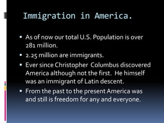 Immigrant policy | PPT