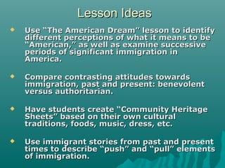Immigrants and Immigration in Social Studies Learning | PPT