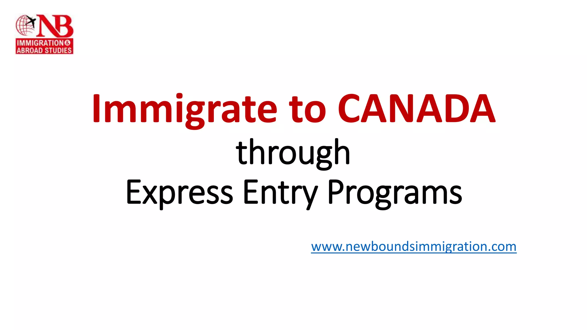 Immigrate to CANADA.pptx