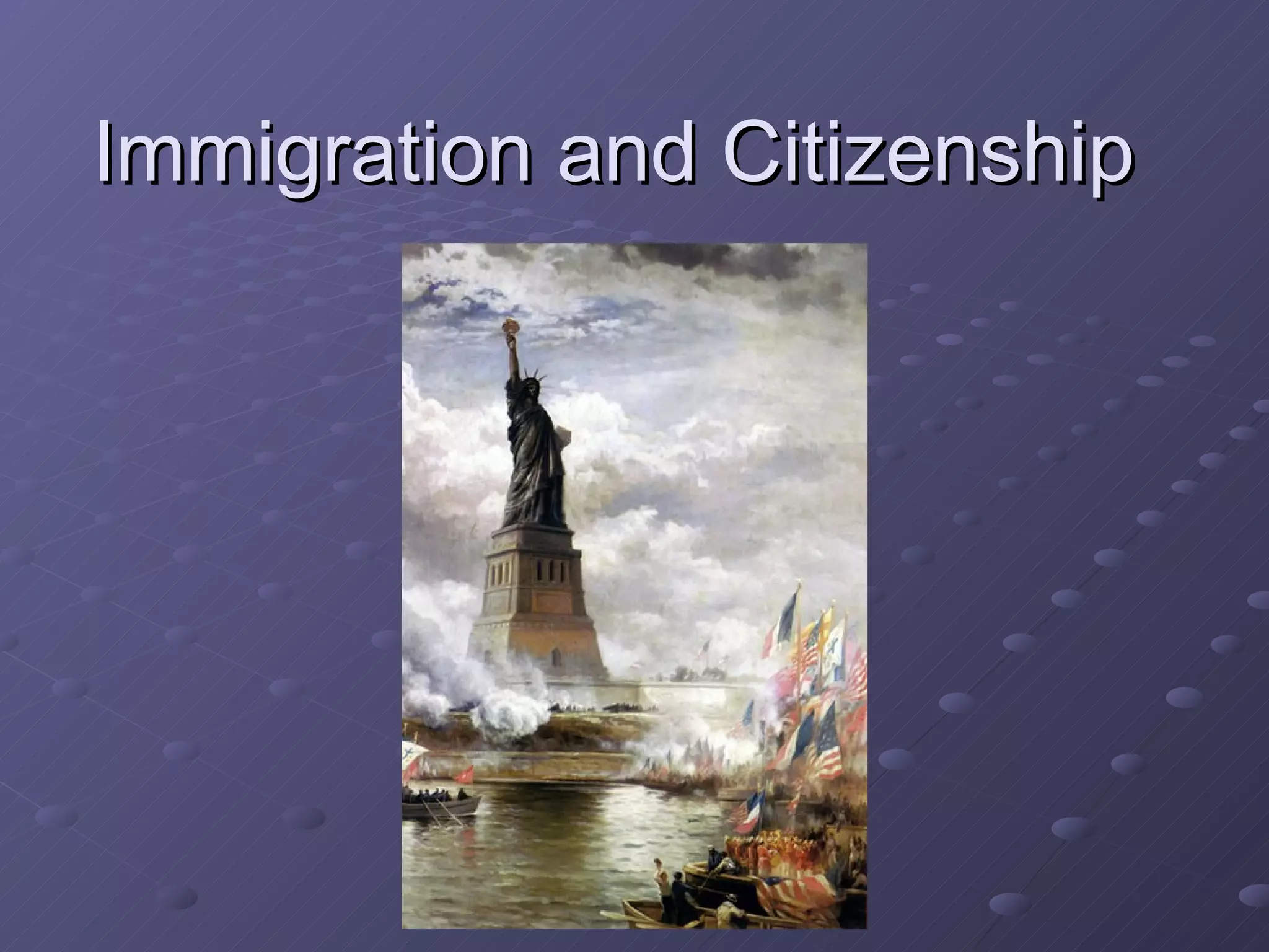 Immigration and Citizenship | PPT