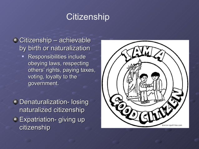 Immigration and Citizenship | PPT