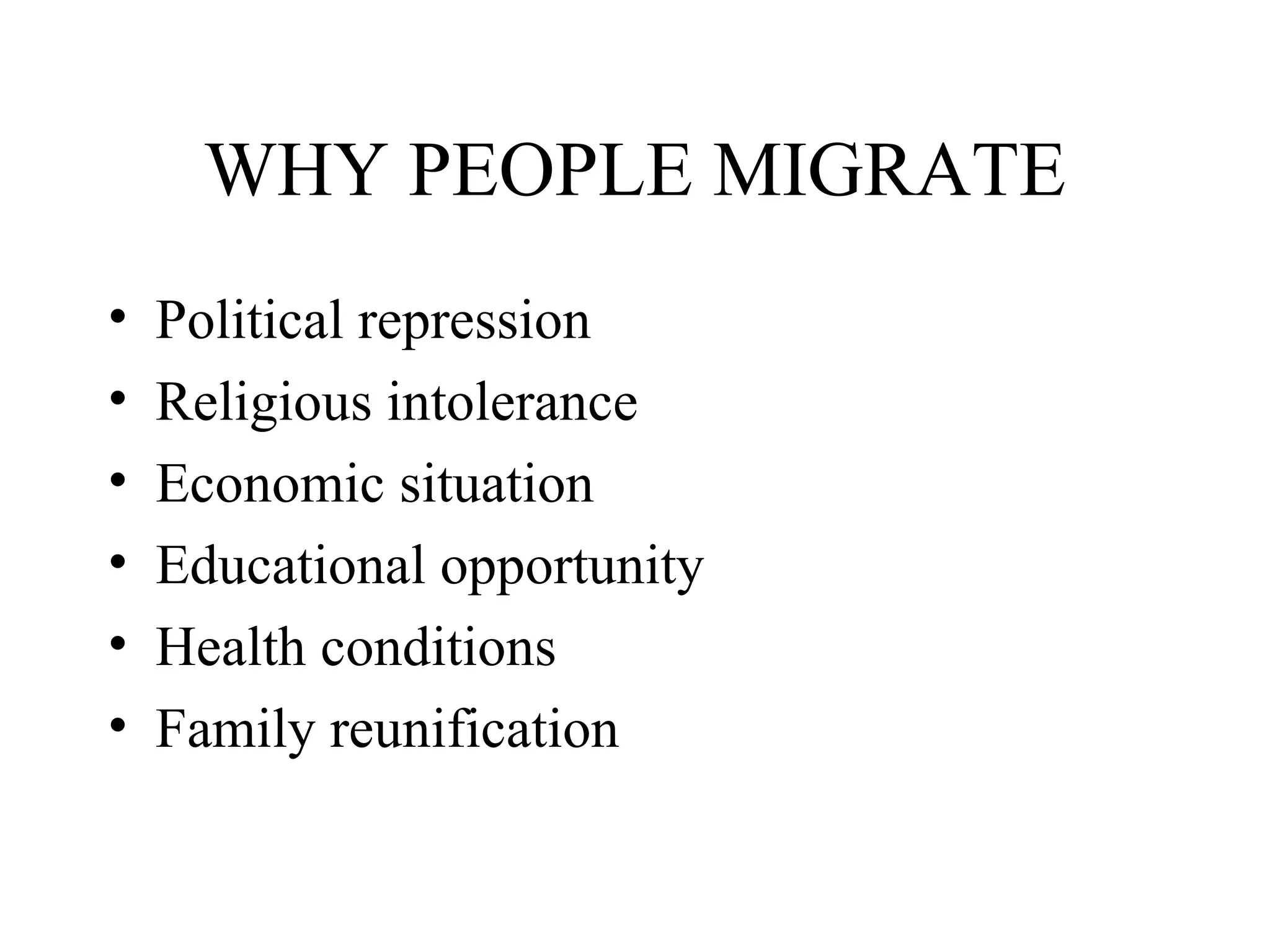 Immigration | PPT