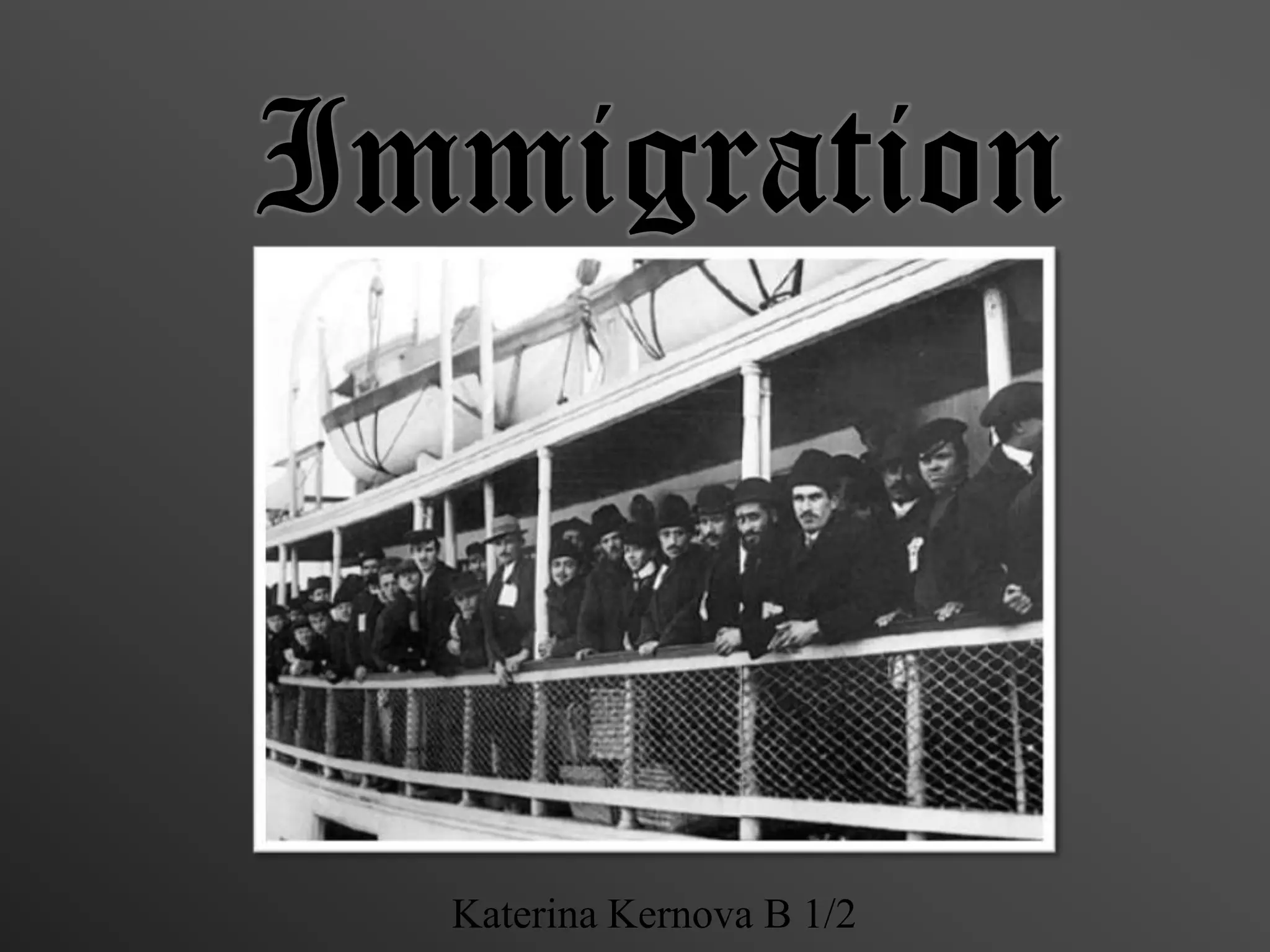 Immigration 1865-1914 | PPTX
