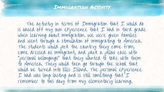 Immigration - Module #3 | PPTX | Educational Assessment | Education