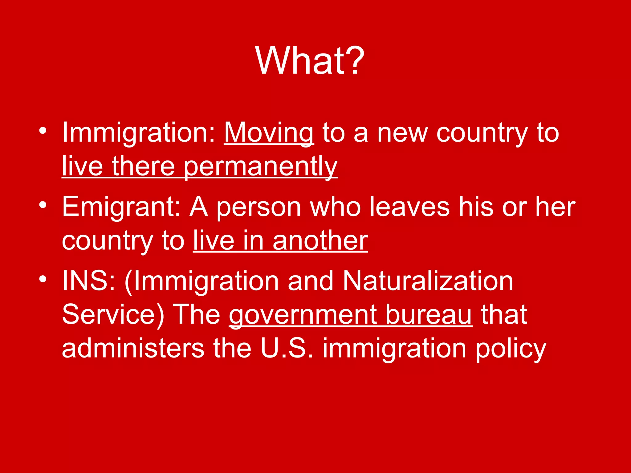 Immigration Powerpoint | PPT