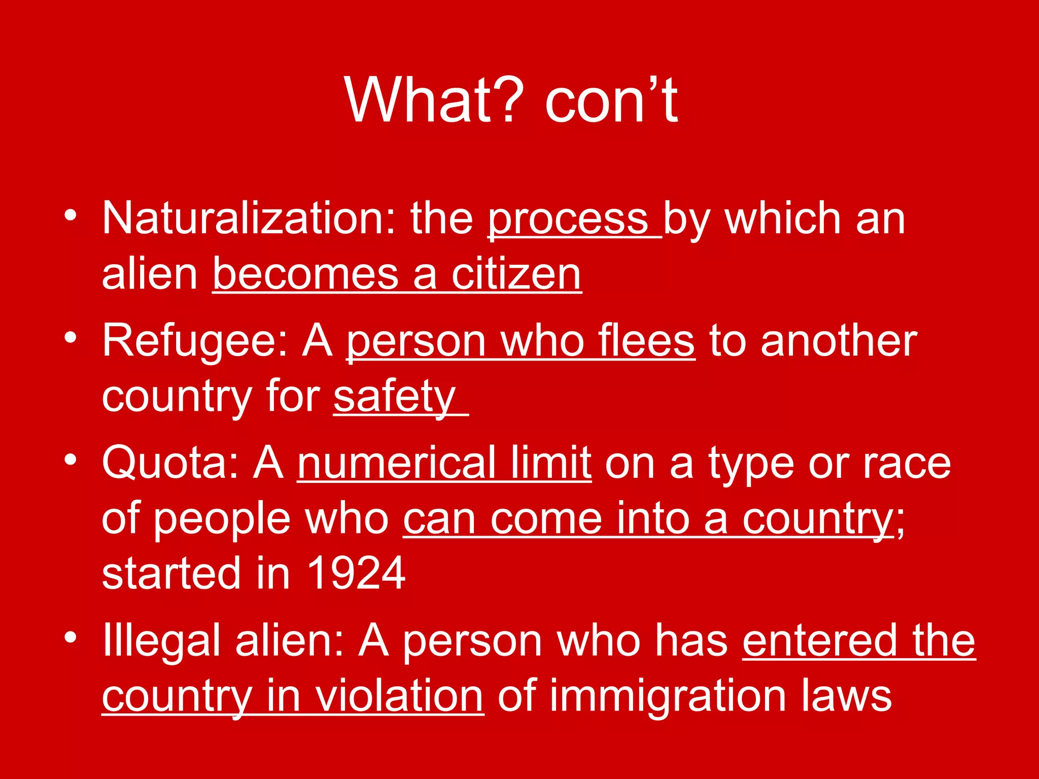Immigration Powerpoint | PPT