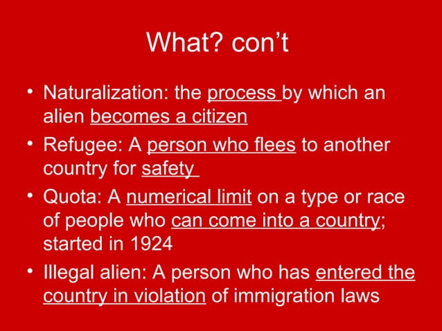 Immigration Powerpoint | PPT