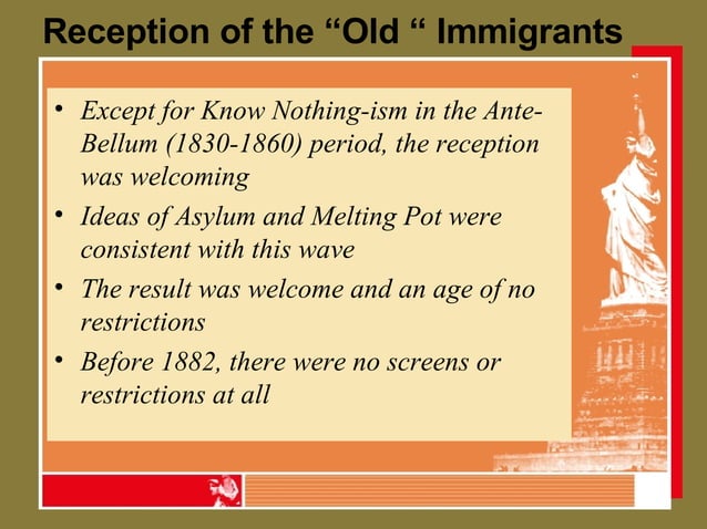 Immigration Regulation and Restriction, 1882-1921 | PPT