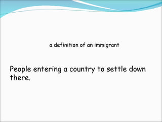 Immigration | PPT