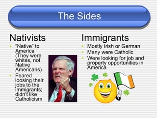 Immigration And Nativism | PPT