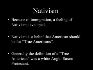 Nativism Definition